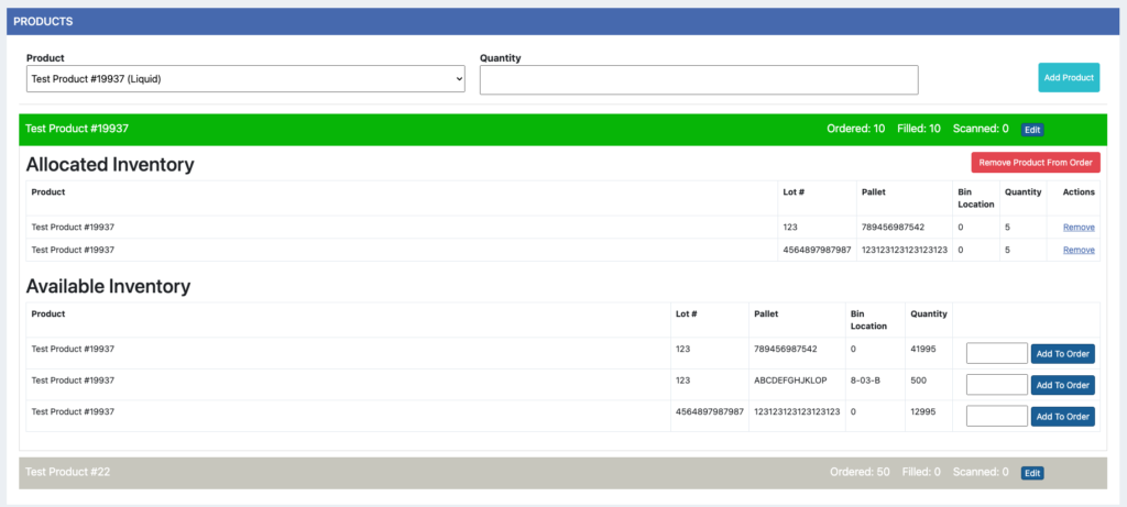 Create An Order - Equitable Software