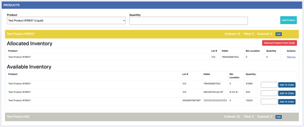 Create An Order - Equitable Software