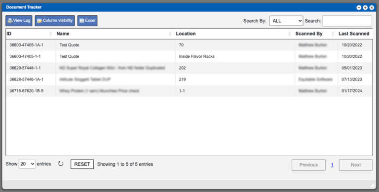 Document Tracker | Learn How To Use Virtual Ops